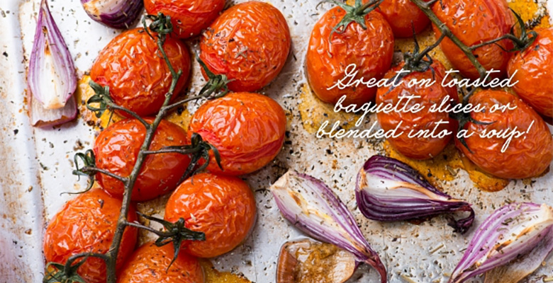 Roasted Vine-Ripened Tomatoes & Onions | Welcome to Lindos Group of ...