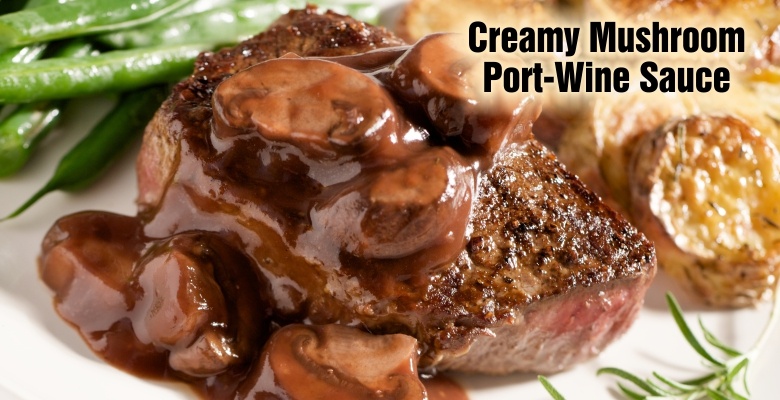 Creamy Mushroom Port Wine Sauce | Welcome to Lindos Group of Companies